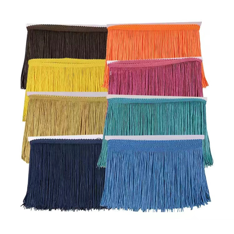 15cm Polyester Fringe - 10 meters – Rhinemood
